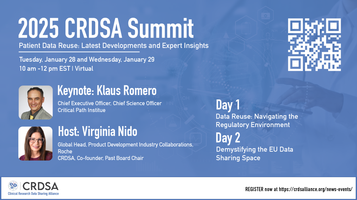 2025 CRDSA Summit - Clinical Research Data Sharing Alliance