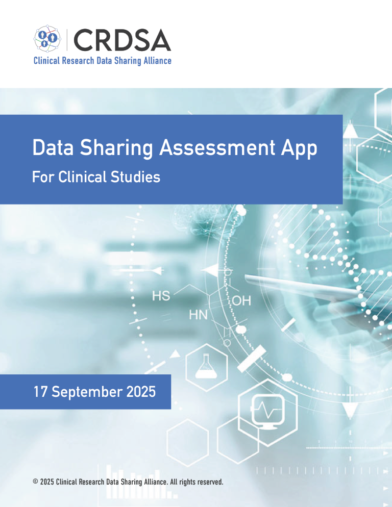 Data Sharing Technology Assessment Framework - Clinical Research Data ...
